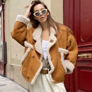 Sandro | Jackets & Coats | Sandro Royal Shearling Jacket | Poshmark